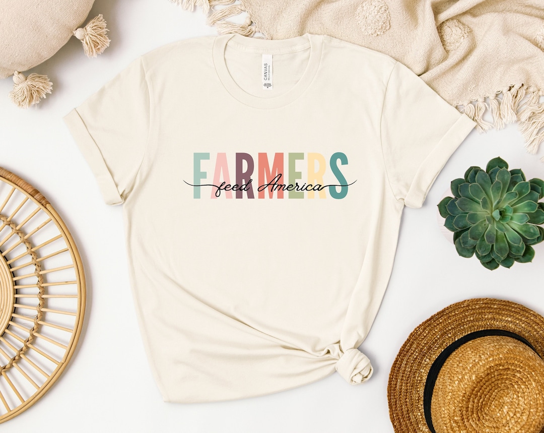 Farmers Feed America Shirt, Farming Shirt, Support Local Farmers Shirt ...