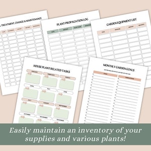 Printable Garden Planner Digital Garden Planner DIY Garden - Etsy