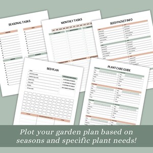 Printable Garden Planner Digital Garden Planner DIY Garden - Etsy