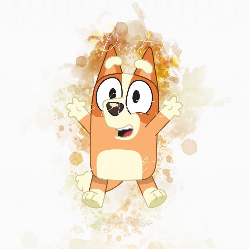 Bluey Characters Clipart Etsy