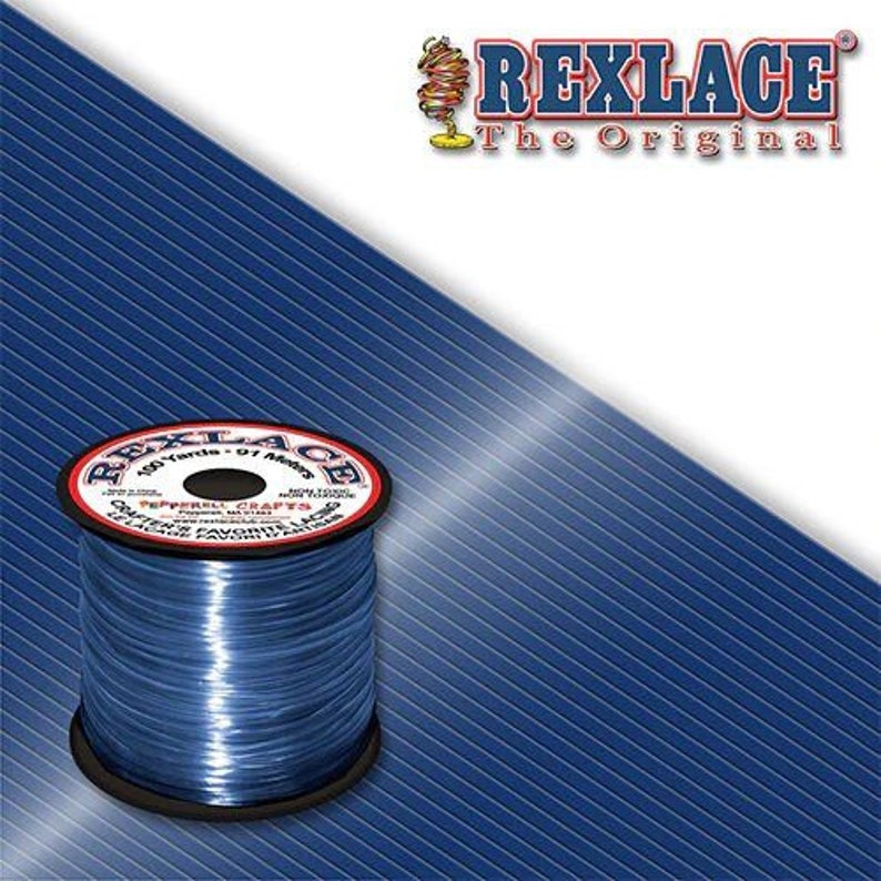 Navy Plastic Rexlace 100 Yard Roll - Etsy