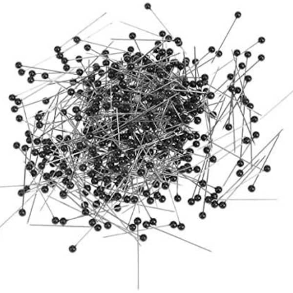 Black Head Pins - Etsy