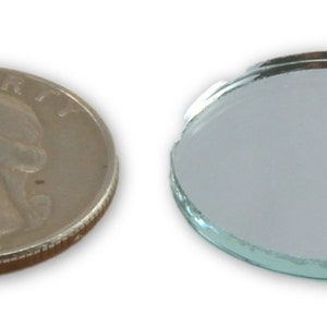 1 Inch Small Mini Round Craft Mirrors 25 Pieces Mirror Mosaic Tiles - Etsy