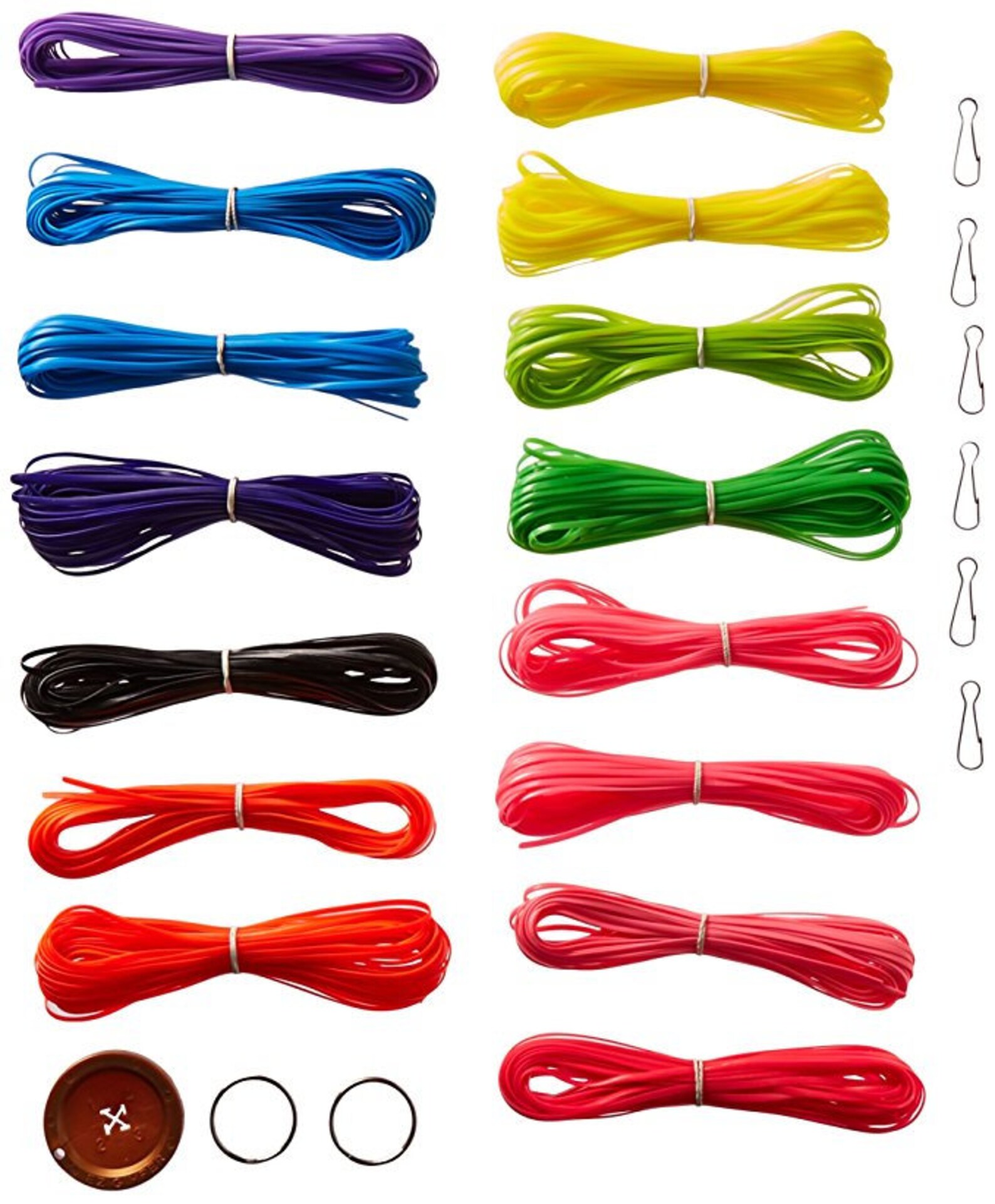 Rexlace Plastic Craft Lace Lanyard Cord Neon Colors Kit 450 - Etsy