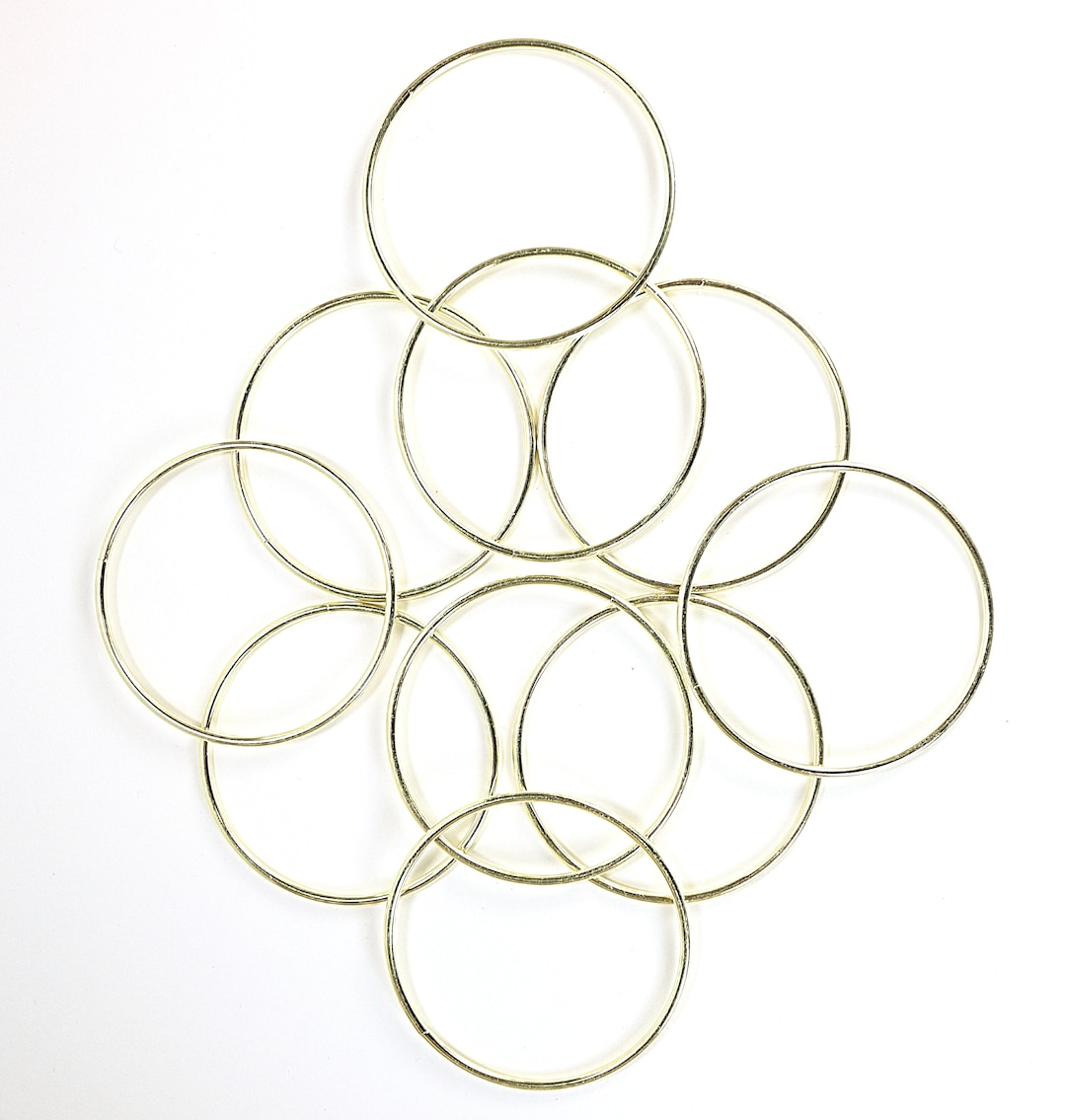 3 Inch Gold Metal Rings Hoops for Crafts Bulk Wholesale 10 Pieces - Etsy
