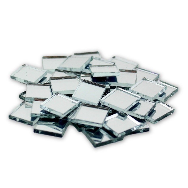 0.5 Inch Small Mini Square Craft Mirrors 25 Pieces Mirror - Etsy