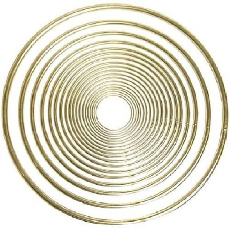 10 Inch Gold Metal Rings Hoops for Crafts Bulk Wholesale 6 | Etsy