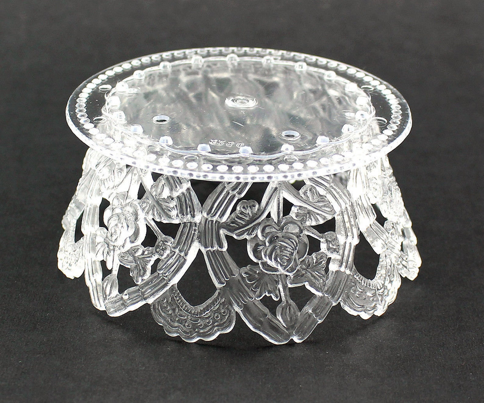 3.5 Inch Clear Plastic Ornament Base for Cake Topper Base & - Etsy