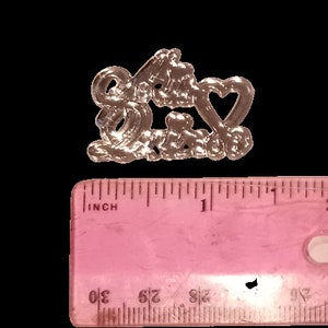 Mini Mis Quince Acrylic Charm Capias 24 Pieces - Etsy