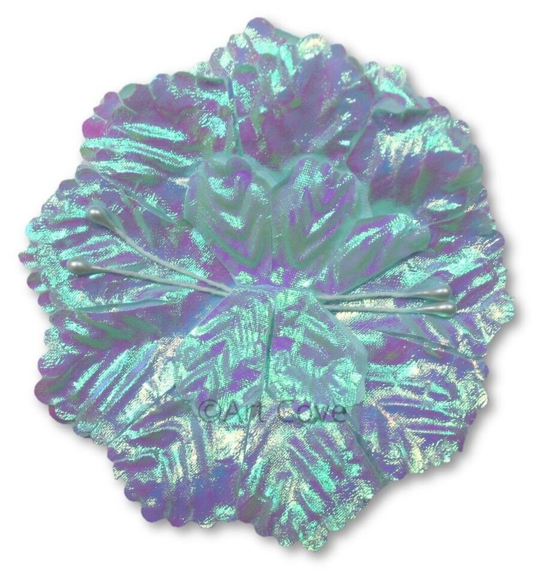 Blue Iridescent Capia Flowers Bulk Wholesale Flat Carnation Base 72 ...