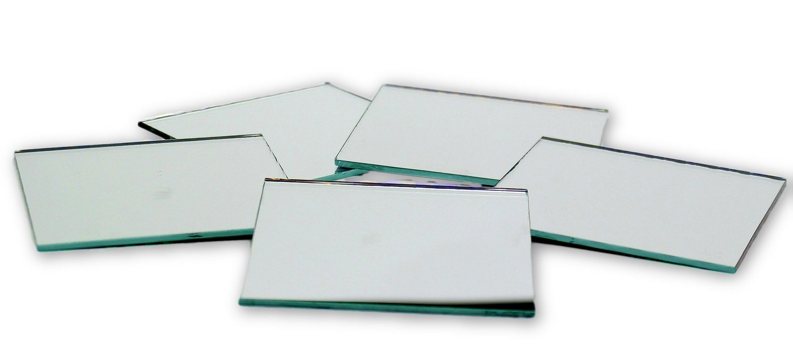 3 Inch Glass Craft Small Square Mirrors Bulk 100 Pieces Mosaic | Etsy