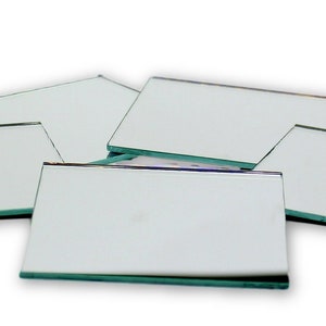 3 Inch Glass Craft Small Square Mirrors Bulk 100 Pieces Mosaic Mirror ...