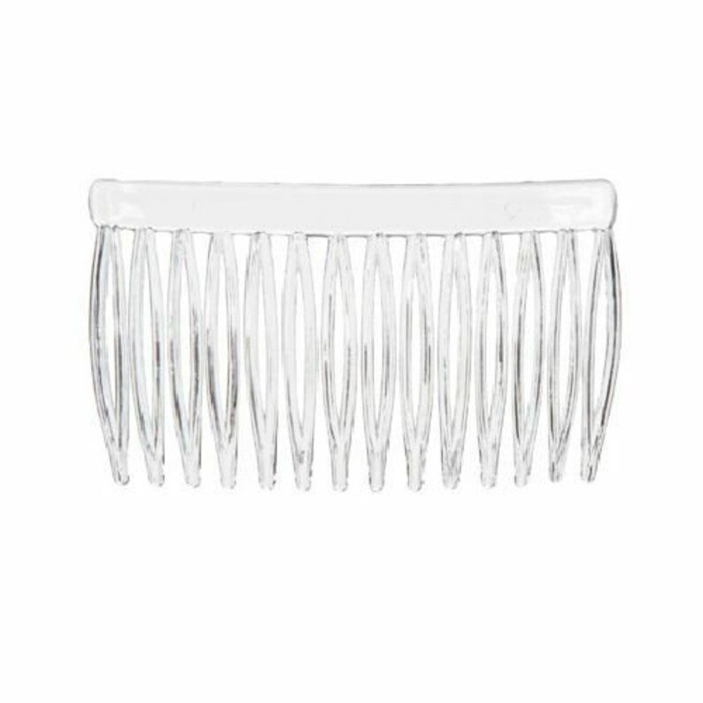 Clear Plastic Side Combs Bulk for Hair 12 Pieces | Etsy