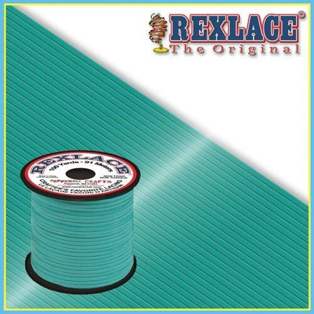 Turquoise Plastic Rexlace 100 Yards - Etsy