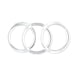 3 Inch Clear Plastic Acrylic Craft Rings 5/16 Inch Thick 12 Pieces - Etsy