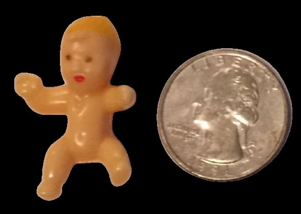 1.25 Inch Mini Small Plastic Baby Babies White Skin 48 Pieces - Etsy