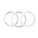 4 Inch Clear Plastic Acrylic Craft Rings 5/16 Inch Thick 12 Pieces - Etsy
