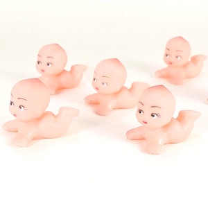 1.75 Inch Mini Kewpie Plastic Dolls 12 Pieces Baby Shower Favors ...