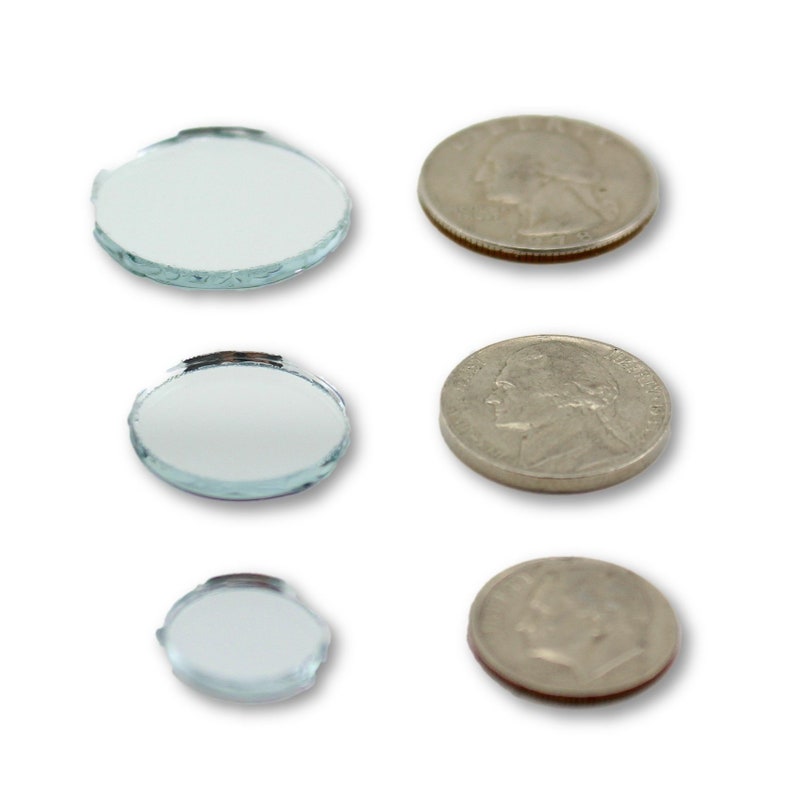 Small Mini Round Craft Mirrors Bulk Assortment 1/2 3/4 & 1 - Etsy