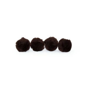 1 Inch Brown Small Craft Pom Poms 100 Pieces - Etsy