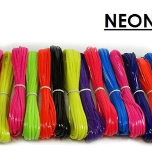 Rexlace Plastic Craft Lace Lanyard Cord Neon Colors Kit 450 Feet - Etsy