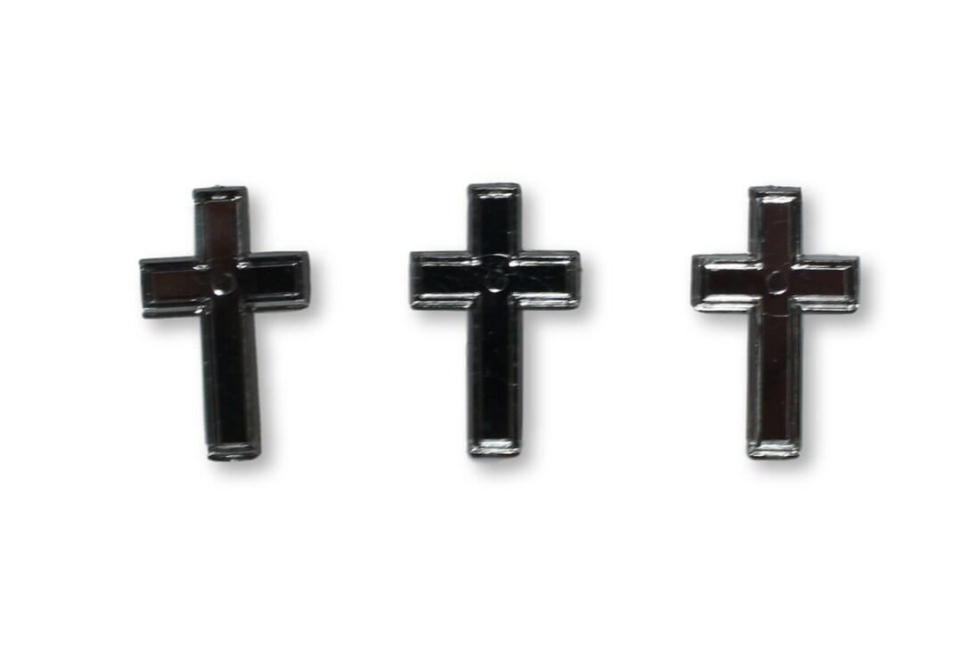 Mini Crosses Acrylic Charms Capias 24 Pieces - Etsy