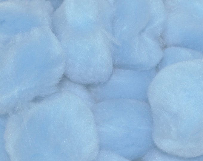 2 Inch Light Blue Craft Pom Pom 25 Pieces - Etsy