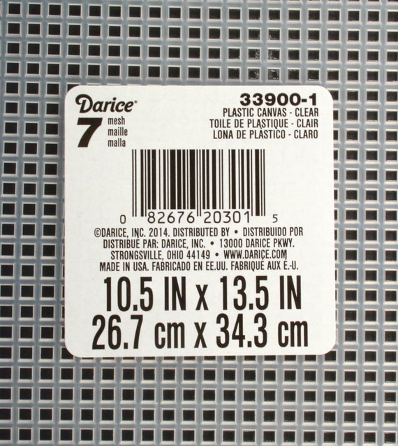 Plastic Canvas 7 Count Sheet Plastic Canvas 7 Count