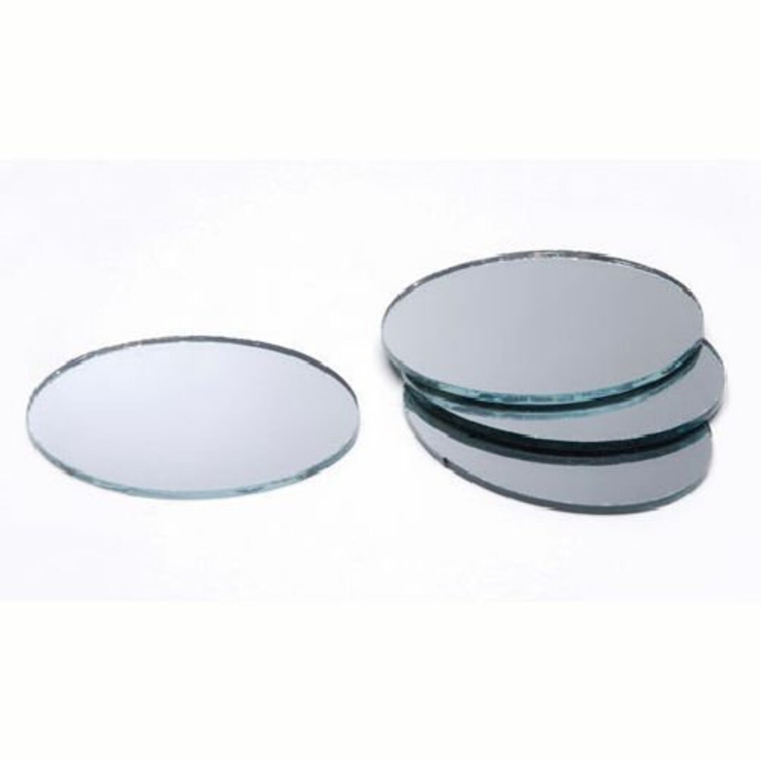 3 X 5 Inch Small Oval Craft Mirrors 2 Pieces - Etsy
