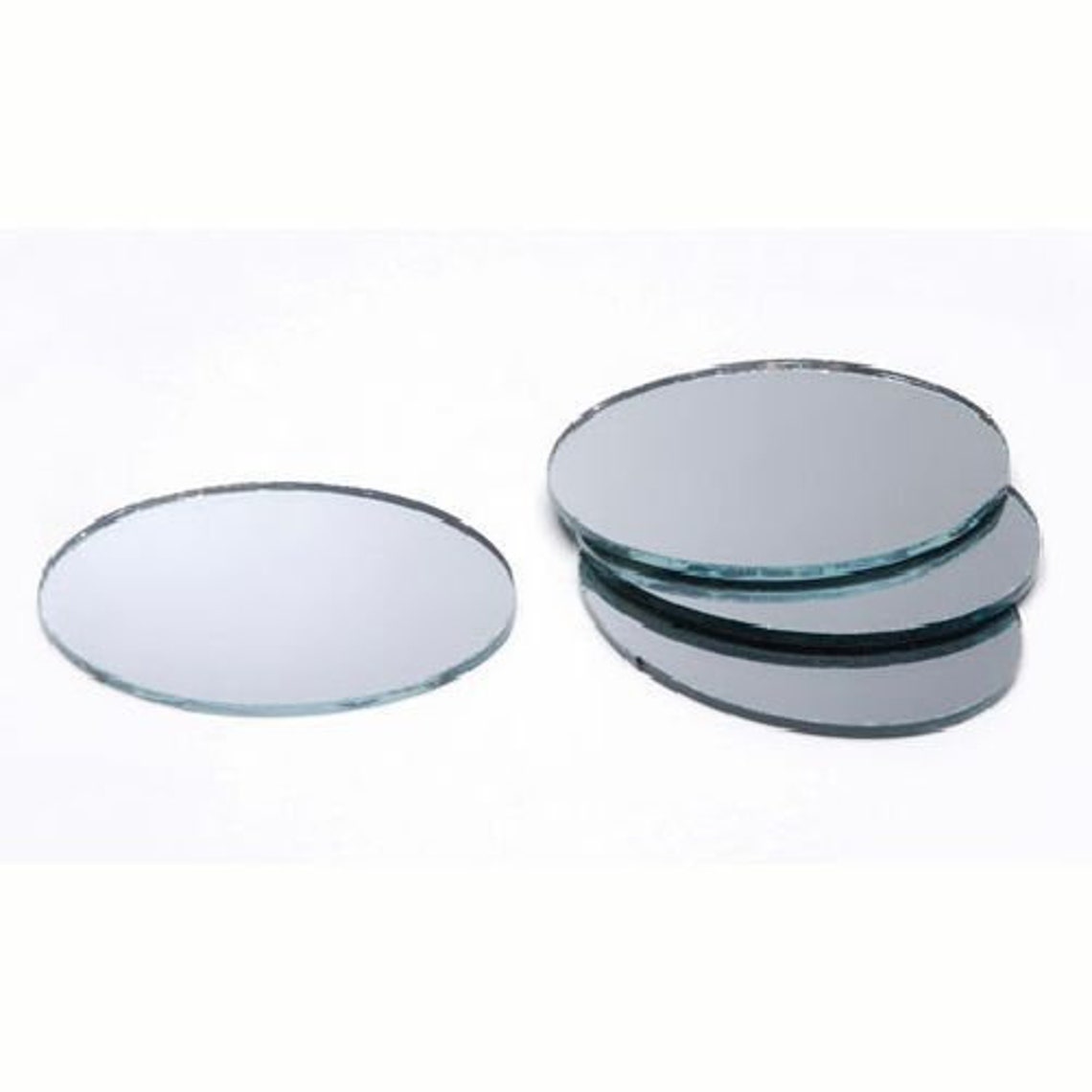 3 X 5 Inch Small Oval Craft Mirrors 2 Pieces - Etsy
