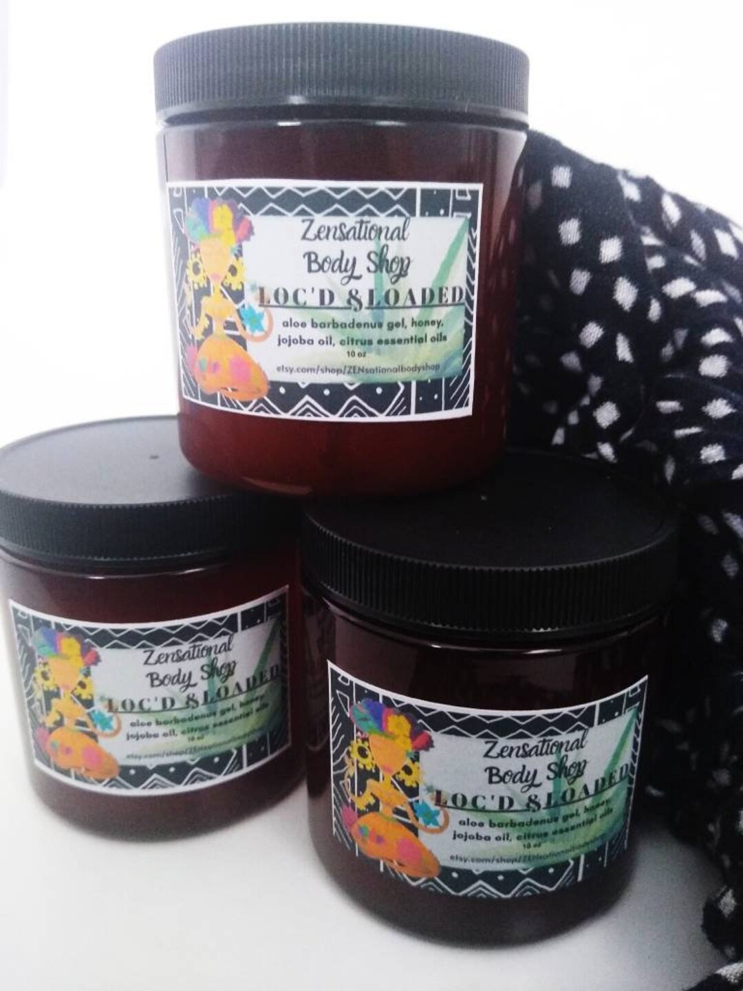 Loc'd and Loaded Styling Gel for Locs, Dreads, Braids, Twists Curly ...