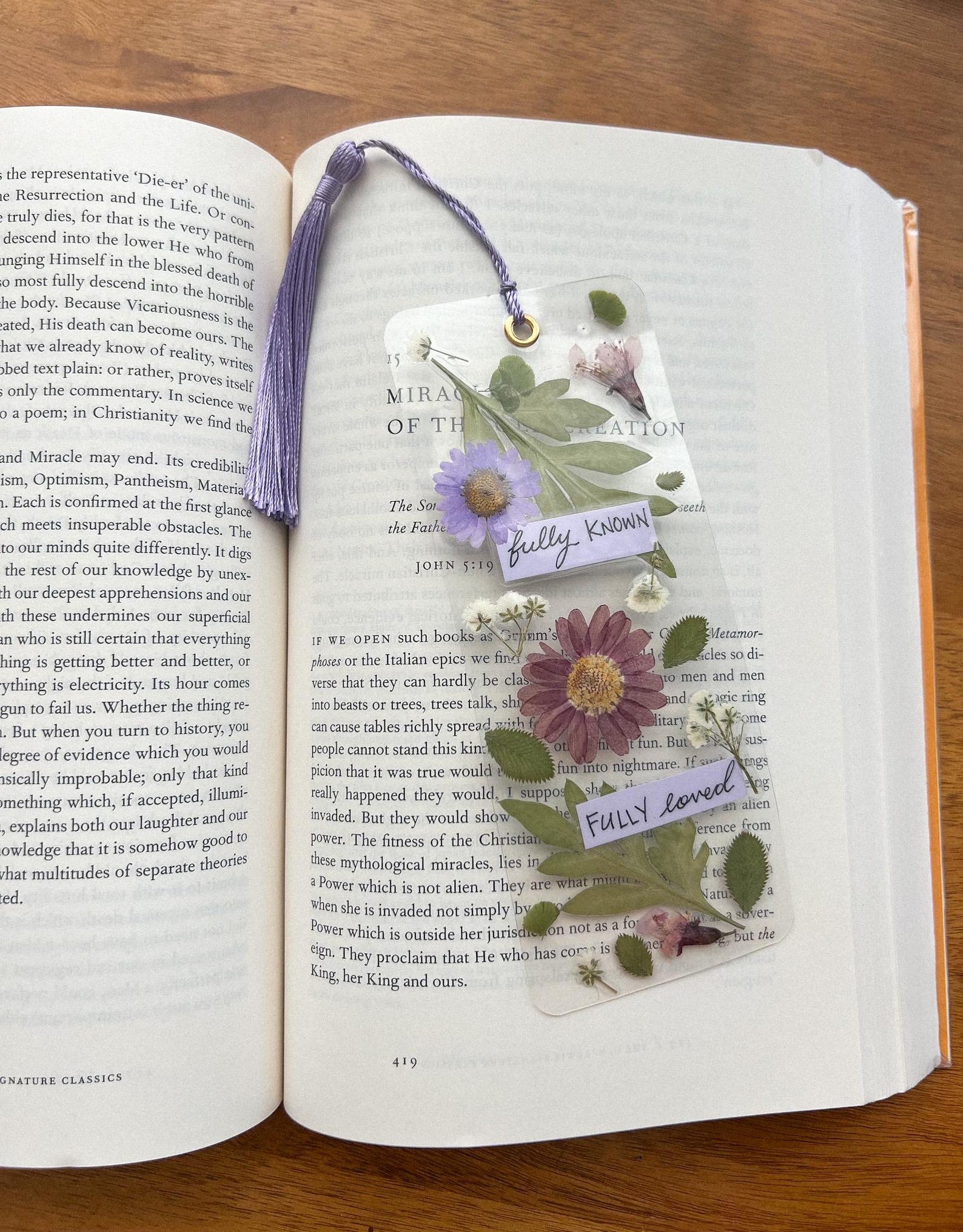 Pressed Flower Bookmarks | Laminated Floral Bookmarks | Real Dried ...