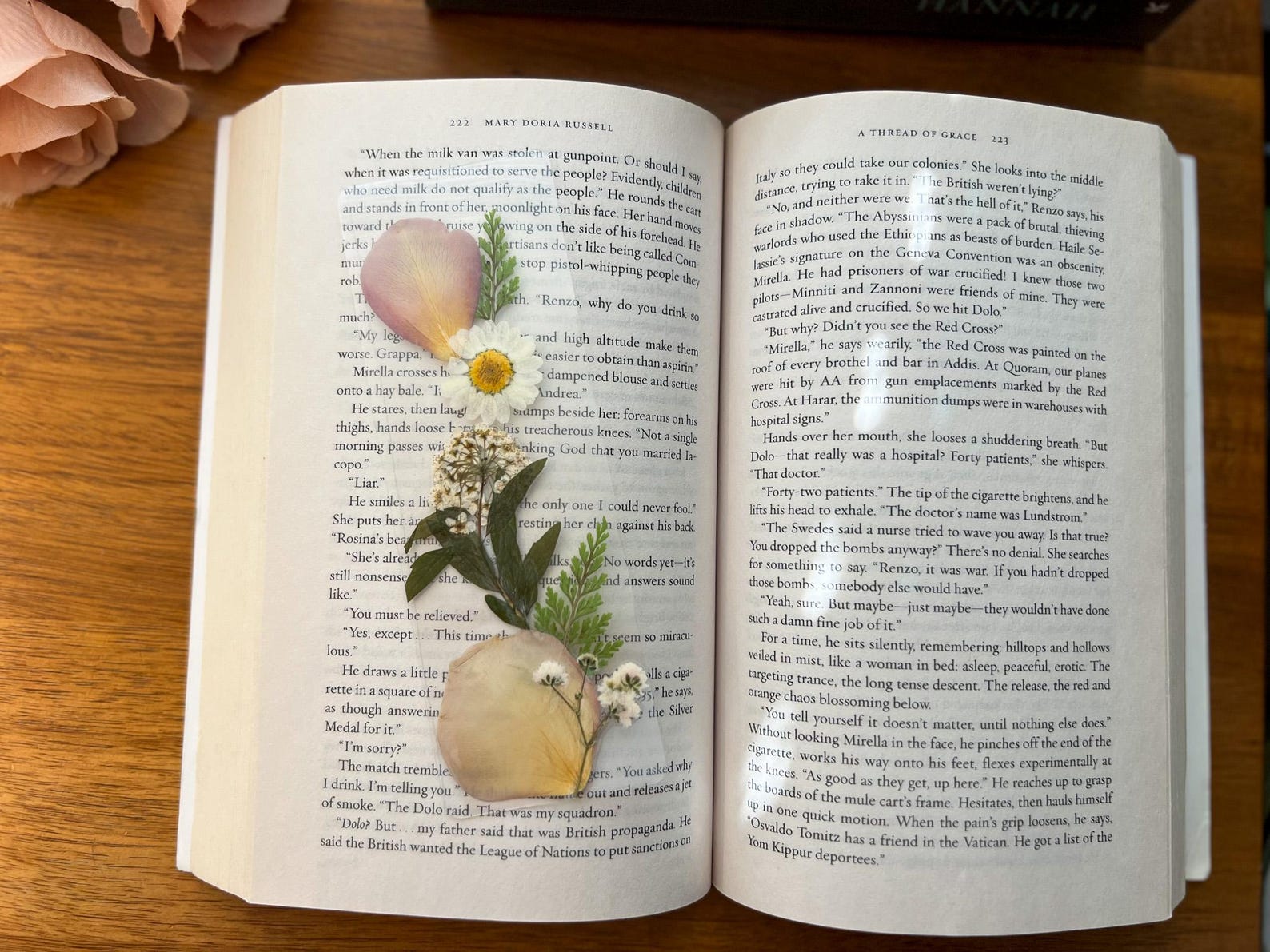 Pressed Pink Rose Bookmarks | Laminated Floral Bookmarks | Real Dried ...