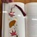 Pressed Leaves Bookmarks | Laminated Floral Bookmarks | Real Dried ...