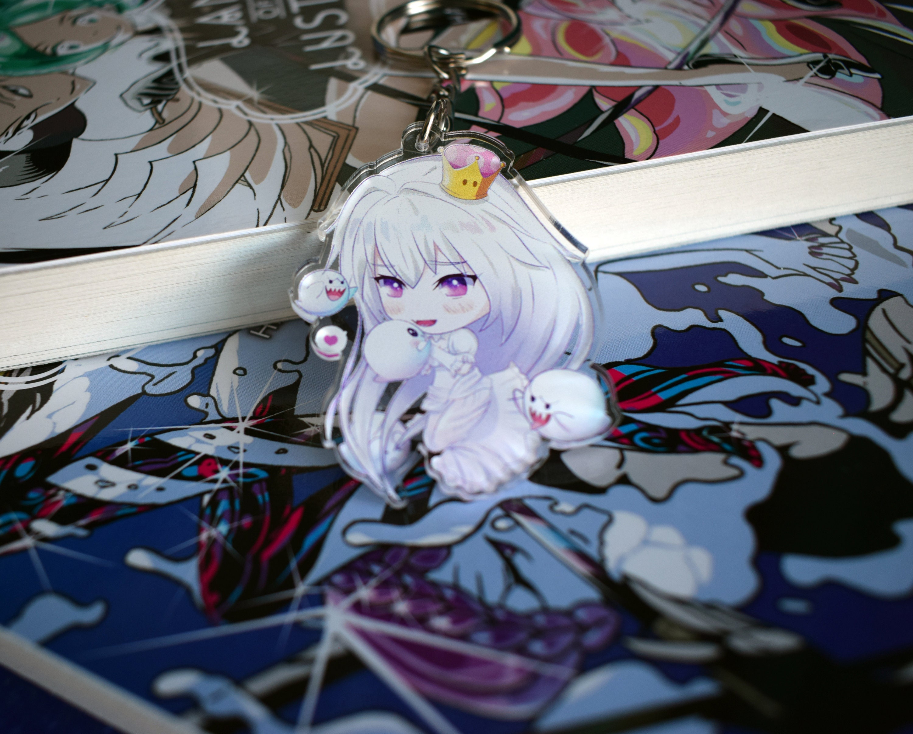 Nintendo Boosette/booette Acrylic Charm Keychain Double-sided - Etsy