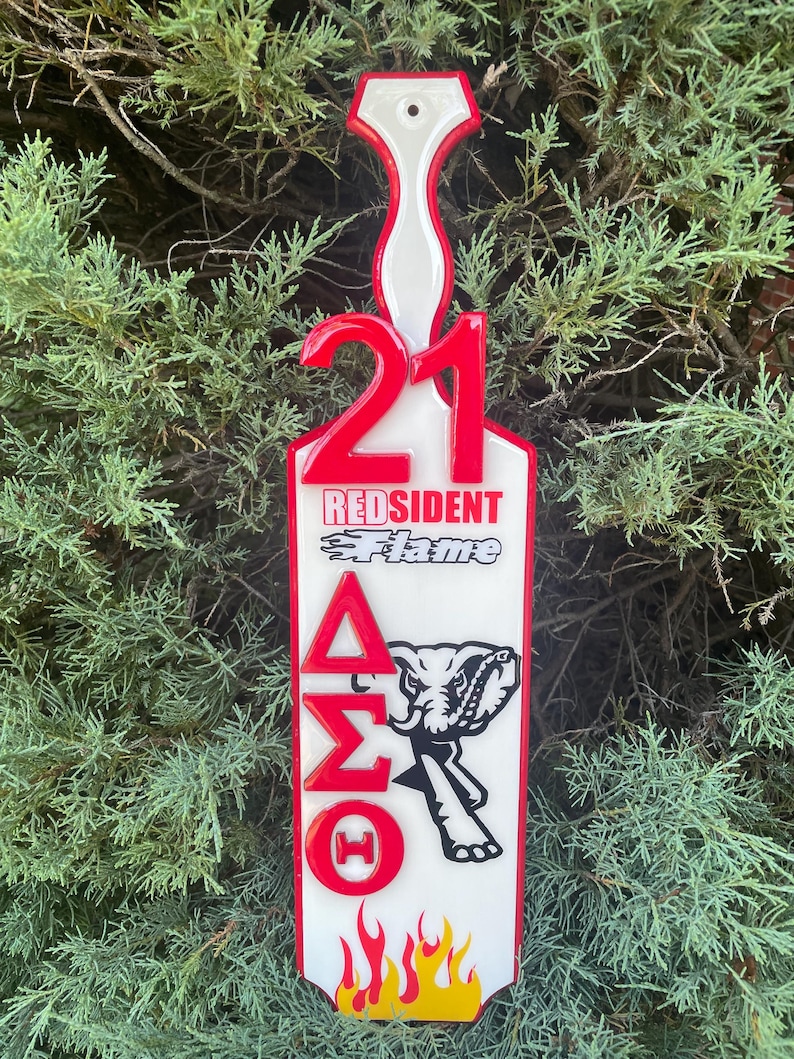 Custom Greek Paddle Alpha Kappa Alpha Delta Sigma Theta Zeta Phi Beta Sigma Gamma Rho Alpha Phi ...