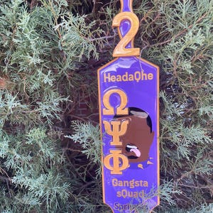 Custom Greek Paddle Alpha Phi Alpha, Alpha Kappa Alpha, Delta Sigma ...
