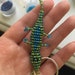 Seed Bead Lizard Keychain - Etsy