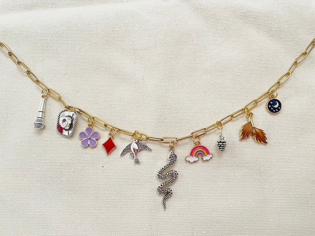Taylor Swift Charm Necklace - Etsy