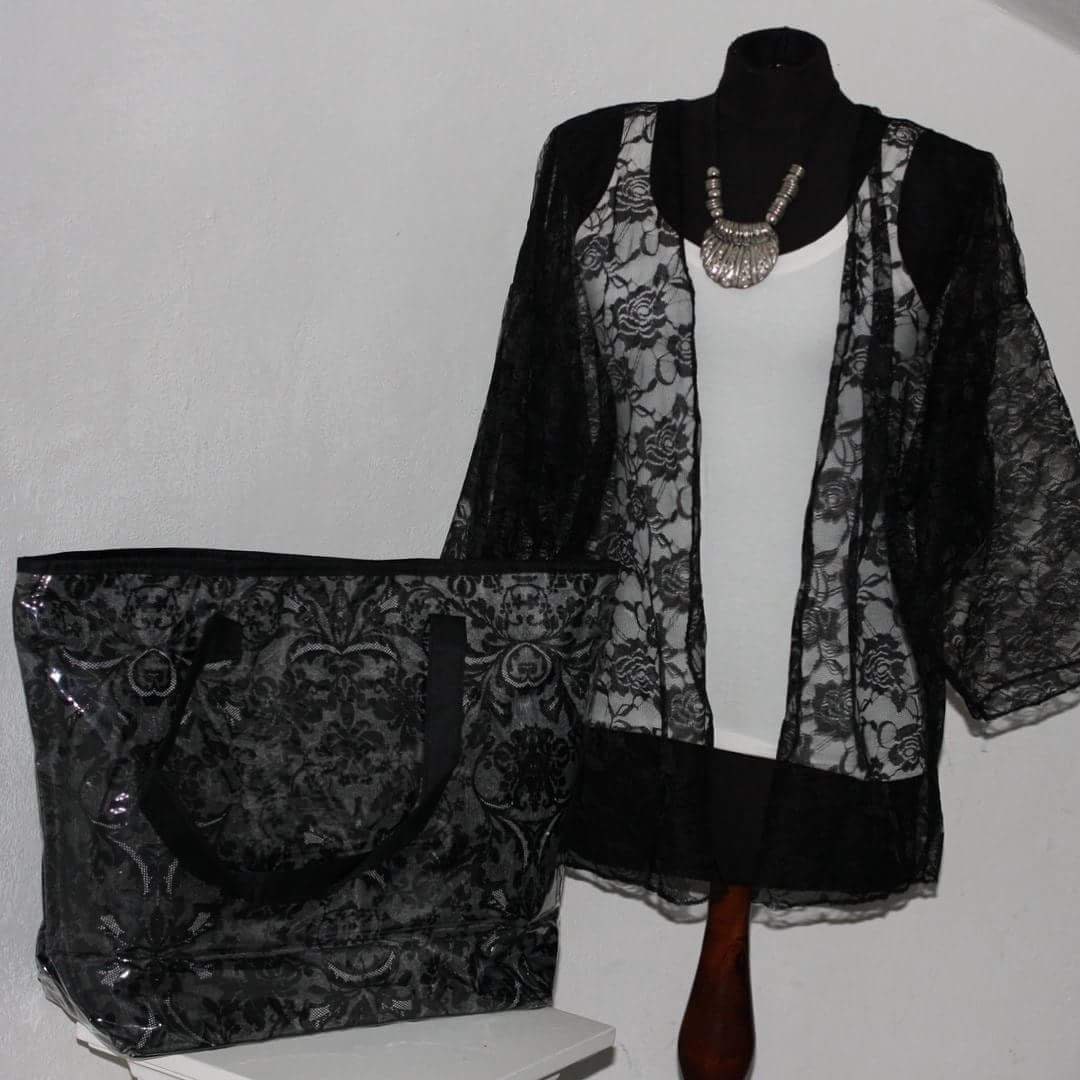 Lace Shrug With Bag - Etsy