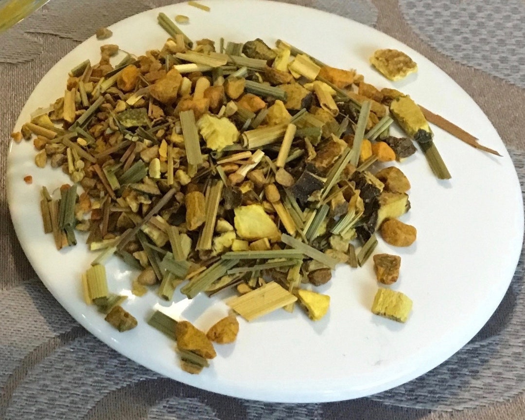Organic Turmeric Ginger Herbal Tea/herbal Tea/loose Tea Leaf/the ...