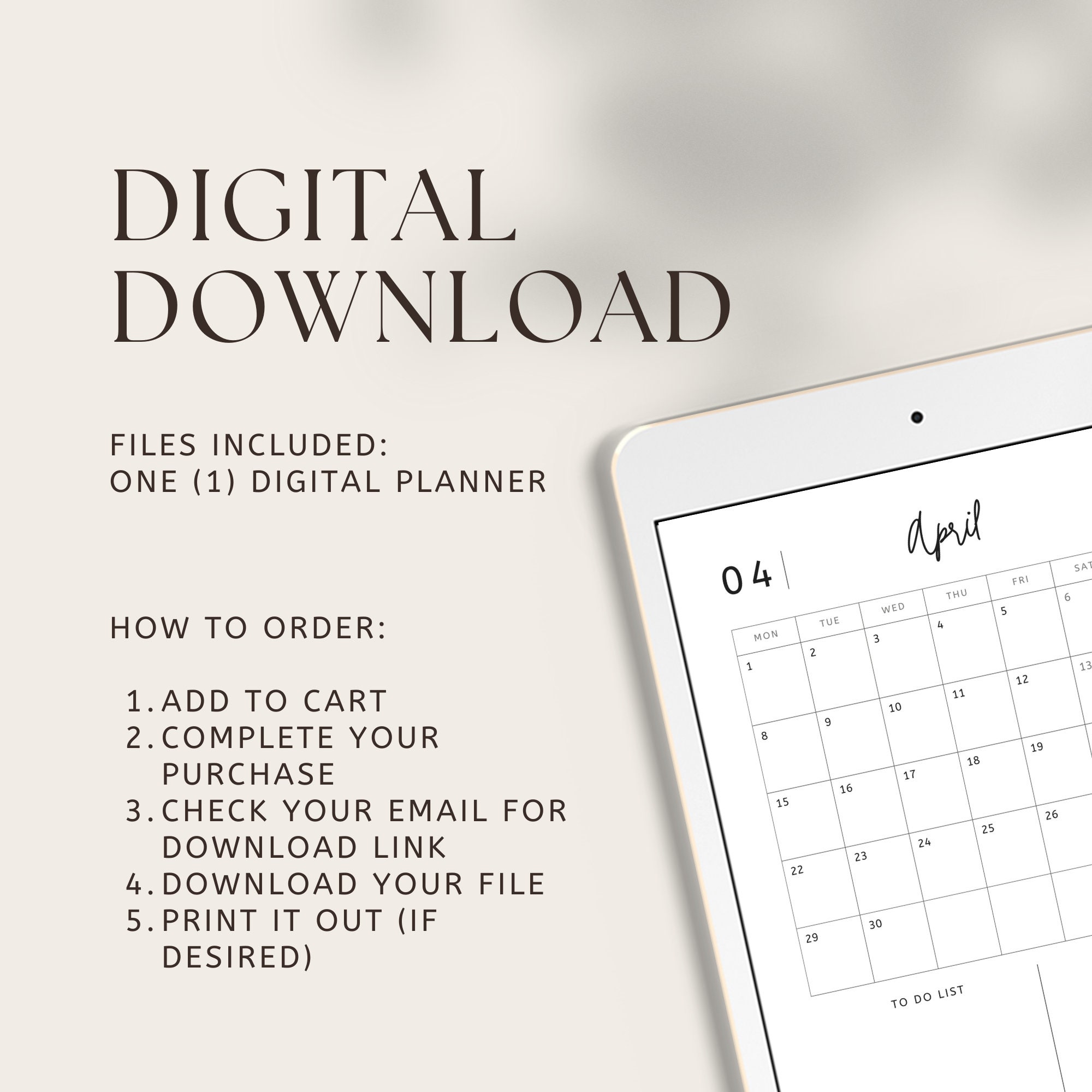 2024 Digital Planner Printable Planner Digital Mindfulness Planner ...