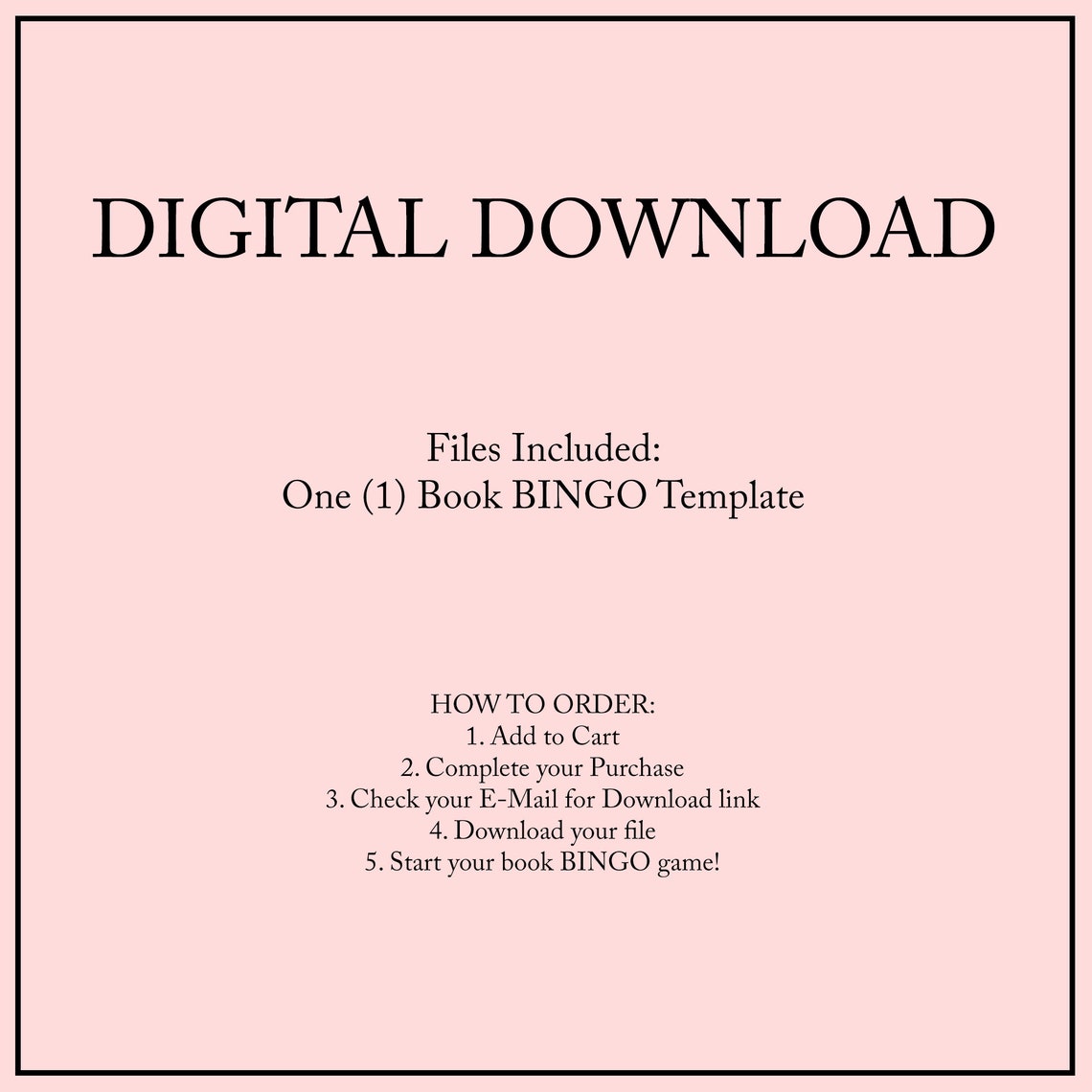 Printable Book Bingo | Book Trope Bingo | Bingo Template | Reading ...