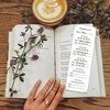 Printable Bookmark Template Reading List Bookmark Library Bookmark Star ...