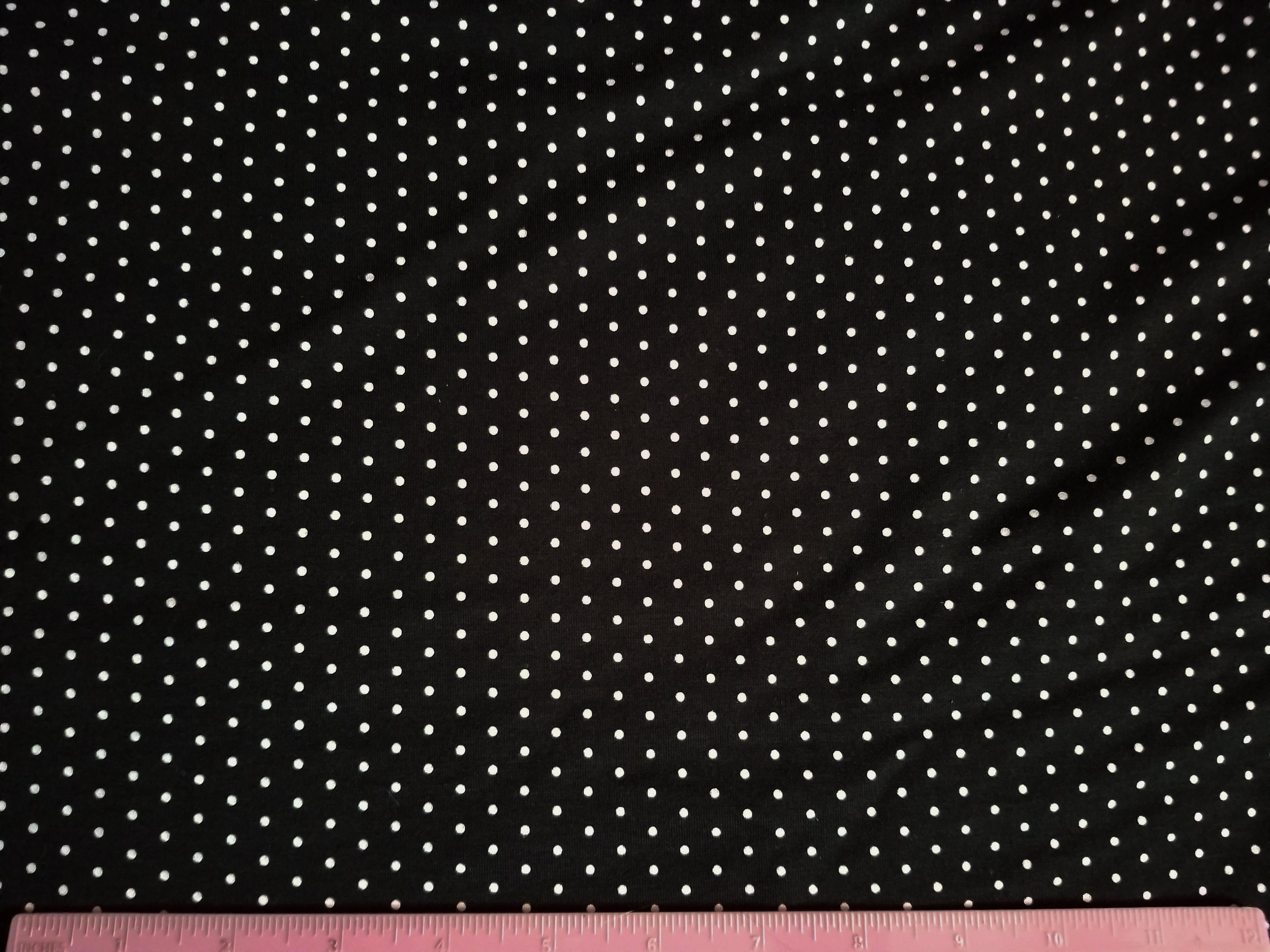 Black and White Polka Dot Fabric Small Polka Dot Fabric - Etsy