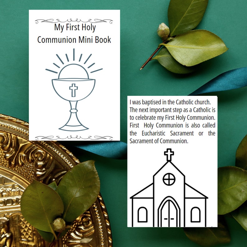 My First Holy Communion Eucharistic Sacrament of the Eucharist Mini ...