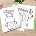 Animal Alphabet Coloring Sheets, ABC Coloring Book, Toddler Activity ...