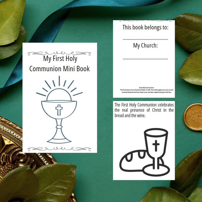 My First Holy Communion Eucharistic Sacrament of the Eucharist Mini ...