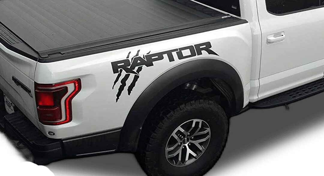 Ford F150 Raptor Decals Claw SVT SOLID Bed Side Scratch Graphics Decal ...