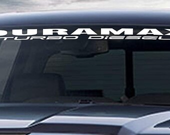 Duramax Turbo Diesel Decal - Etsy